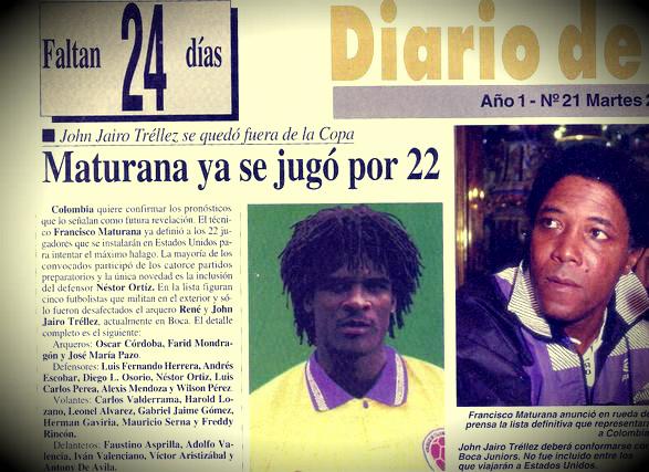 Mal Pase: Tréllez a Italia 90 y USA 94 | En Una Baldosa